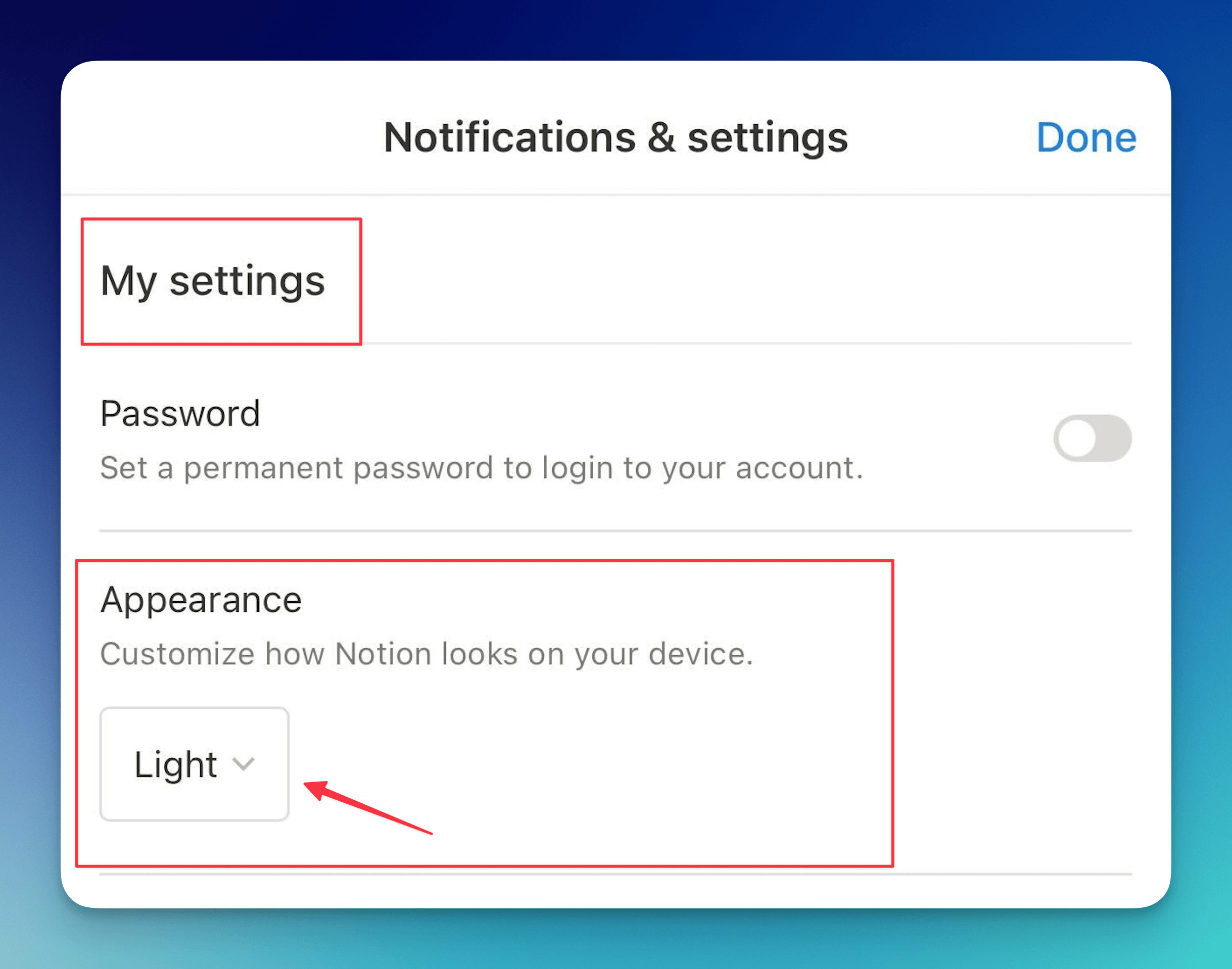 How to Make Notion Dark Mode